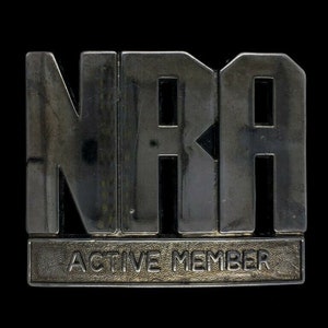 National Rifle Association Gun Rights Nra 2nd Amendment Vintage Belt ...