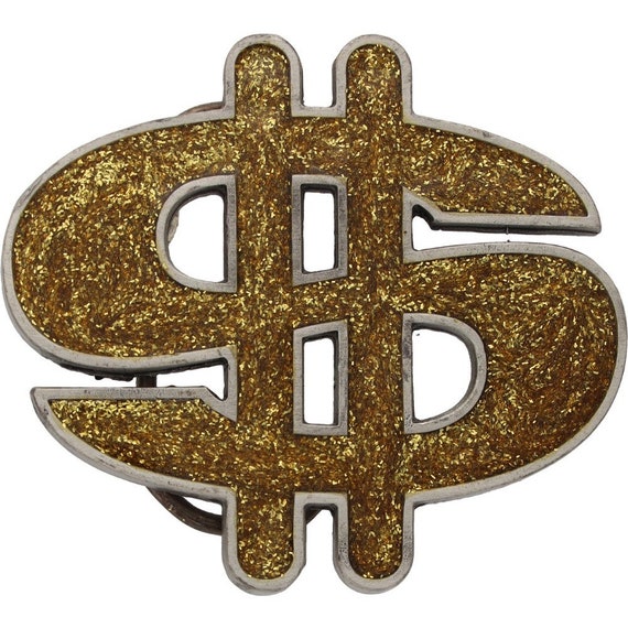 New Dollar Sign Cash Money Baller Playa Dope Currancy NOS Belt - Etsy