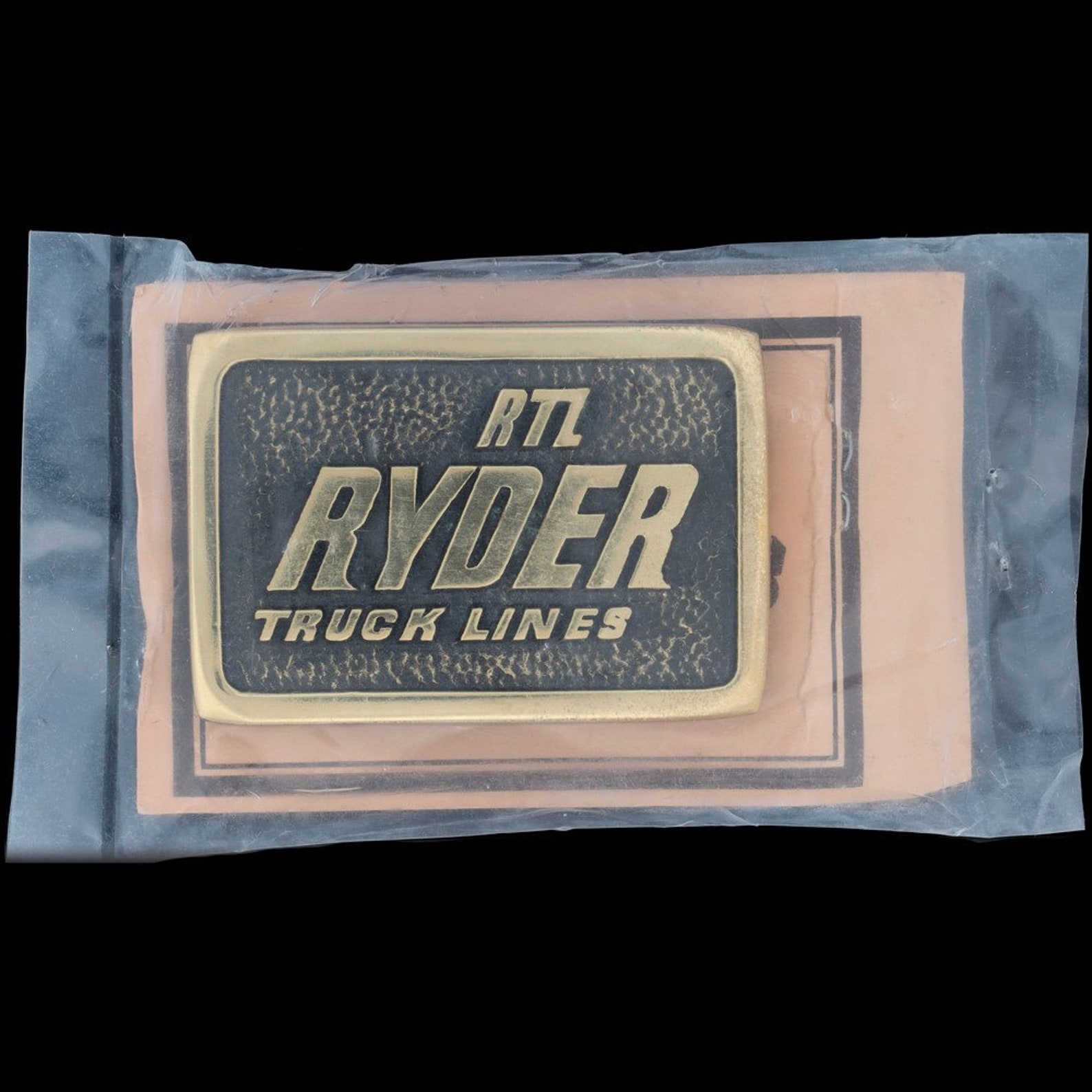 Brass New Ryder Truck Line Rtl Rental Semi Driver Trucker 1980s Nos ...