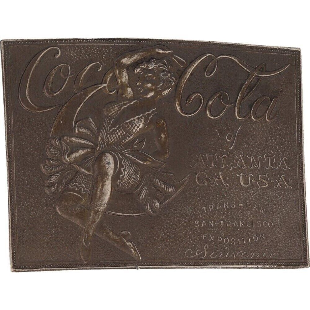 Coca Cola Coke Collectible Soda Sign Ad Fountain Soft Drink Moon Pop ...