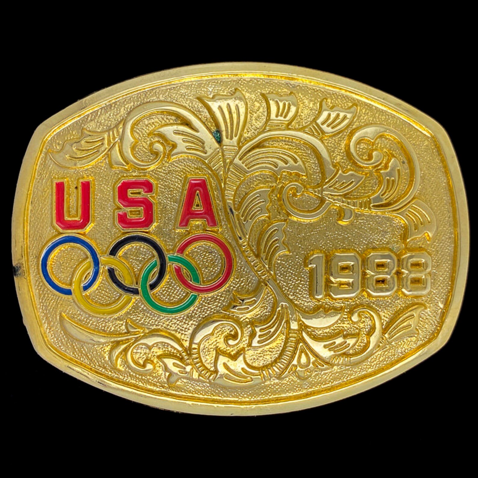 1988 Olympic Rings Team Usa Seoul Korea 88 Rare 1980s 1987 NOS Vintage ...