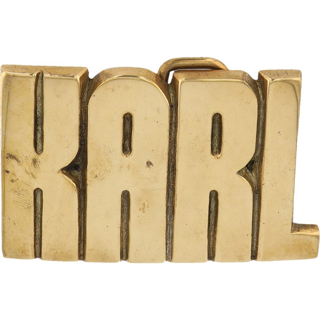 New Brass Karl Carl Karlo Name Tag 1970s Nos Vintage Belt Buckle ...