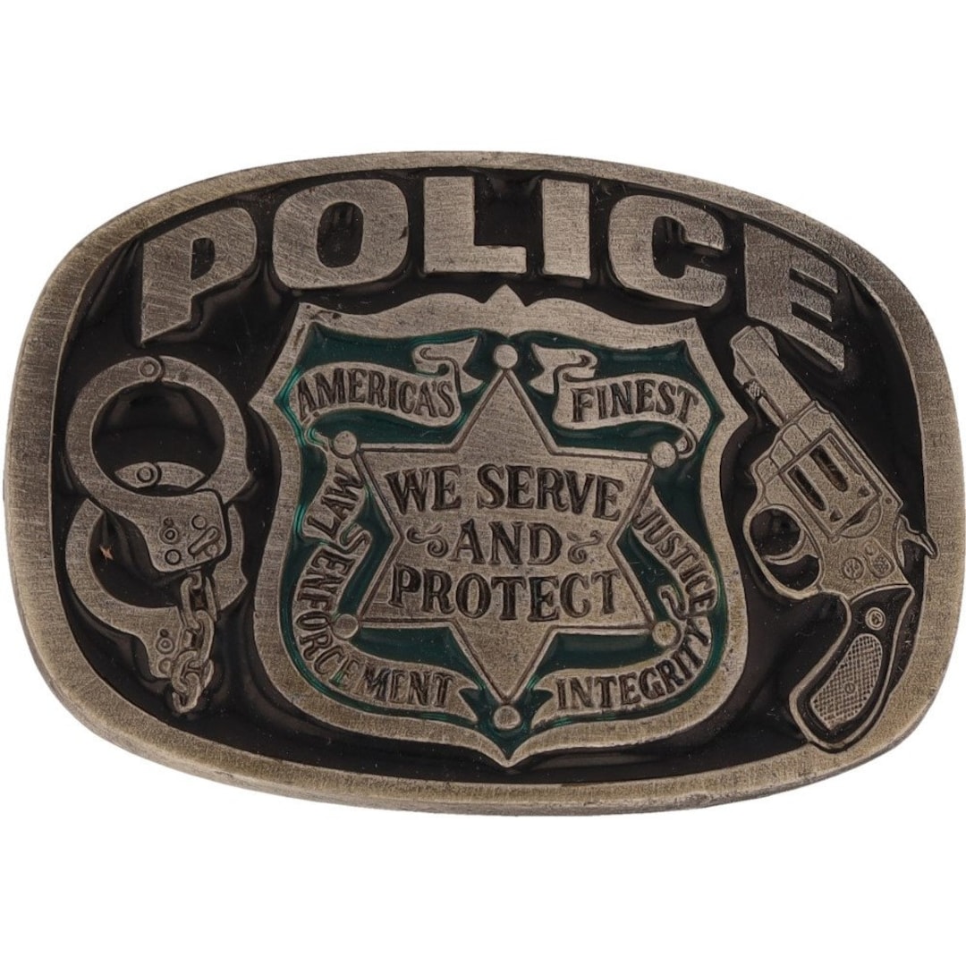 Policeman Police Officer Cop Law Enforcement 1980s NOS Vintage Belt ...