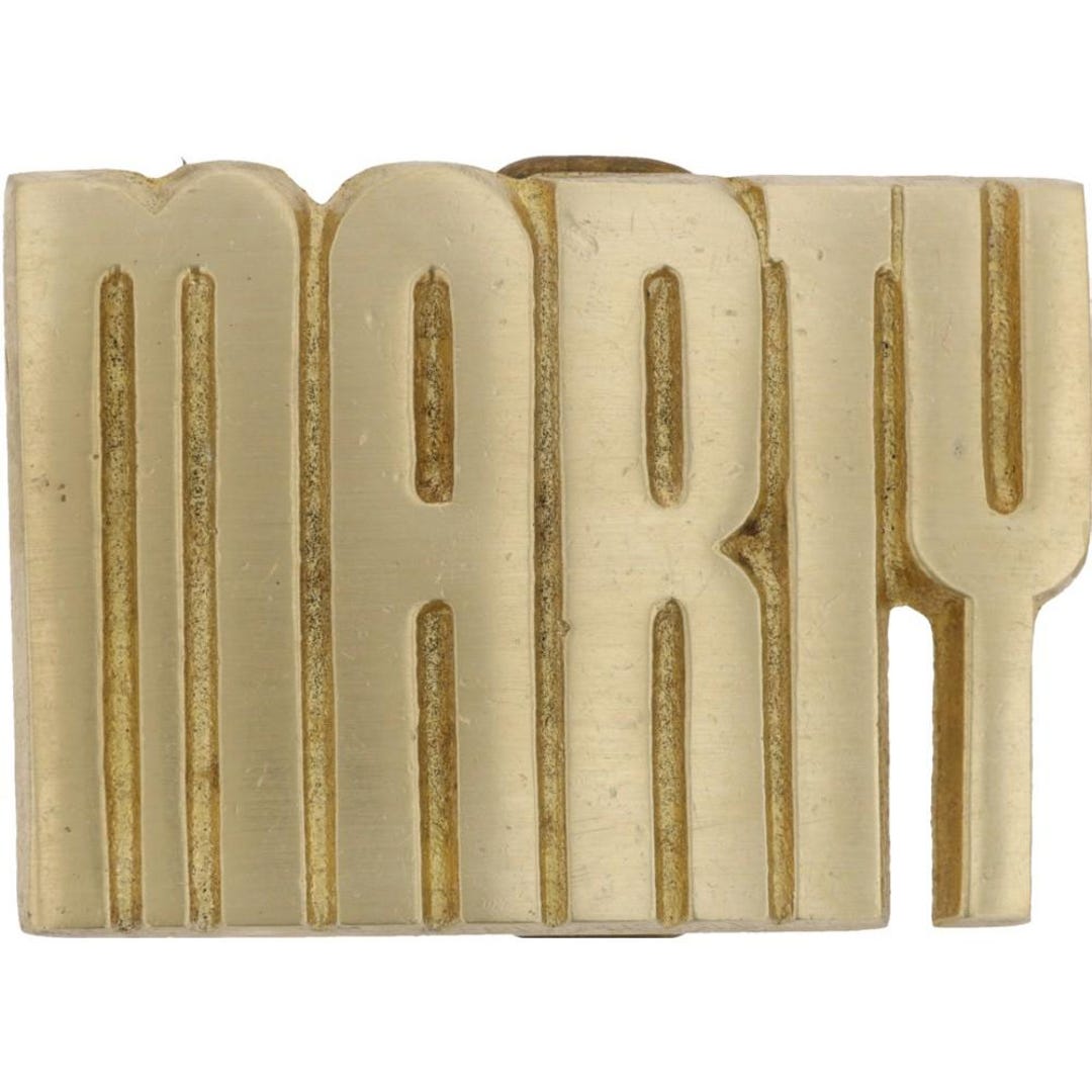 Brass Marty Martin Old School Hippie Cool 1970s Vintage Personalized ...