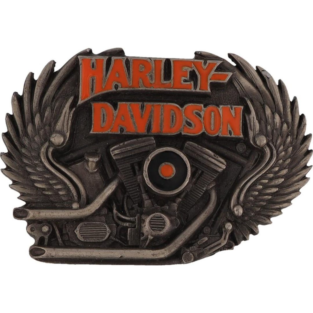 Harley Davidson Motorcycle Logo Eagle Biker Chopper 1990s Vintage Belt ...