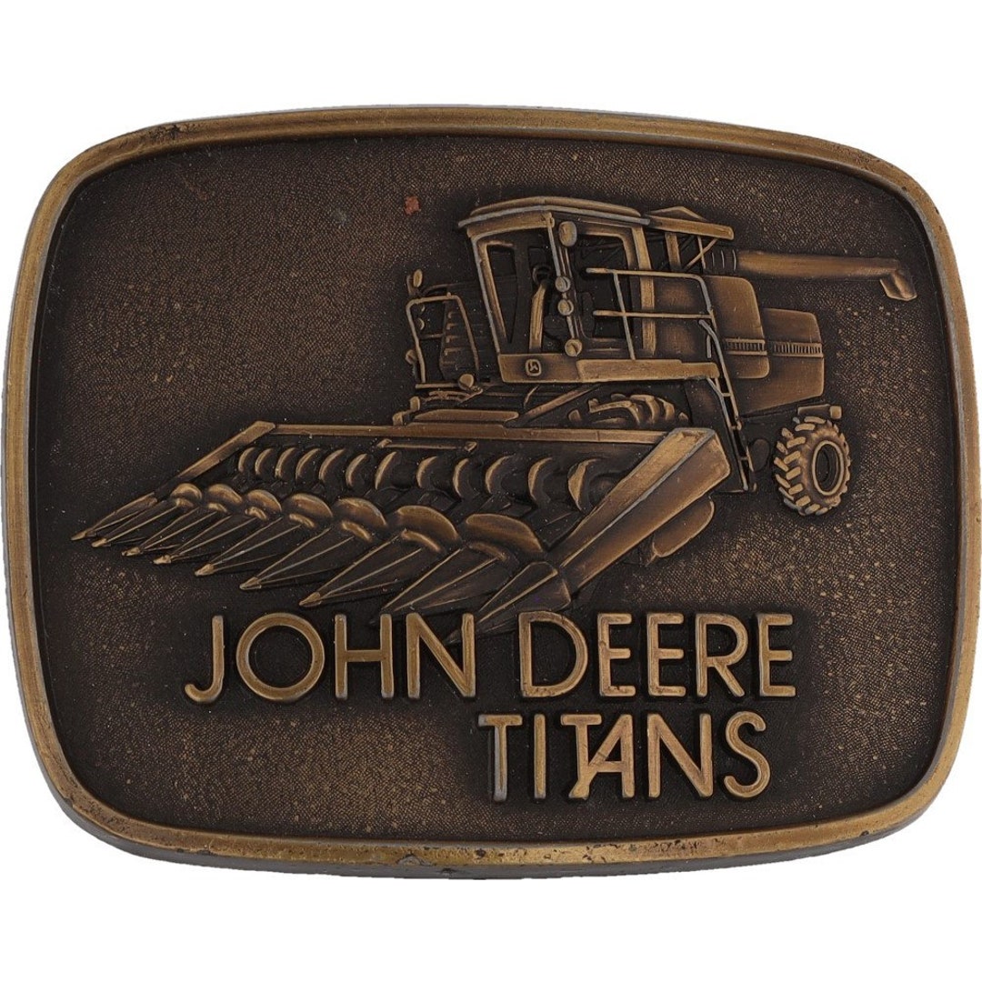 Titan John Deere Combine Tractor Farmer Farming Farm 80s NOS Vintage ...