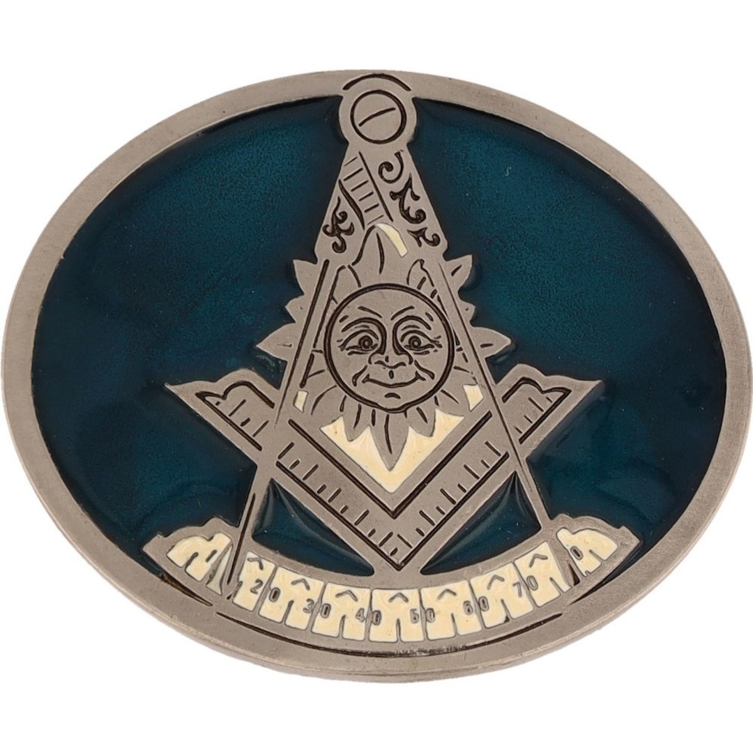 Masonic Past Master Mason Sun Symbol Logo Freemason 70s NOS Vintage ...