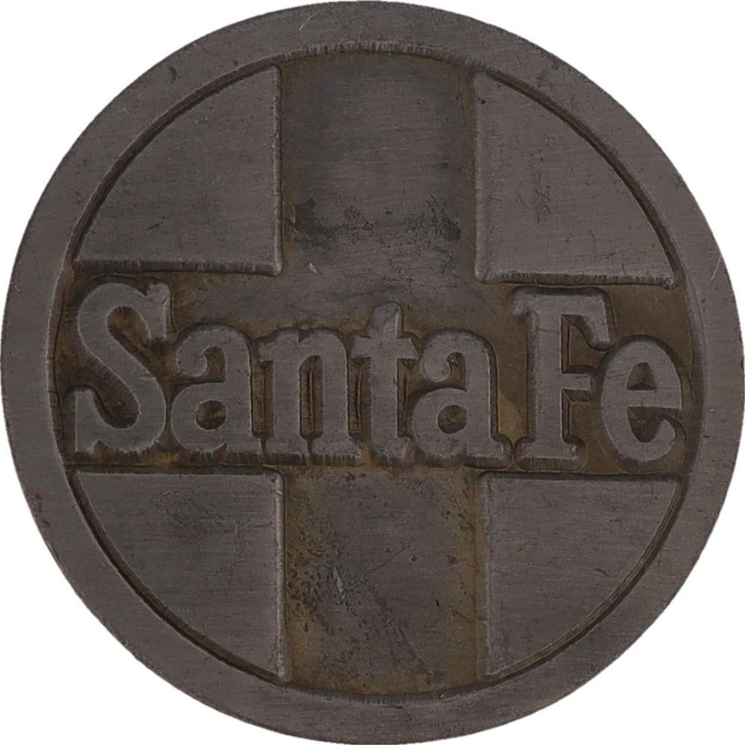 Santa Fe Railway Train Freight Southwest Line Railroad 70s Vintage Belt ...