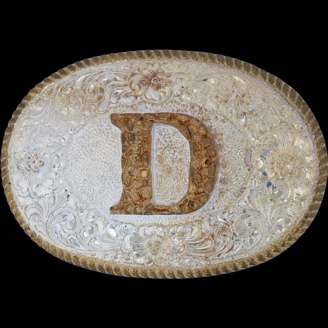 New D Letter Initial Name Dominic Diego Damian Devin Damon Vintage Belt ...
