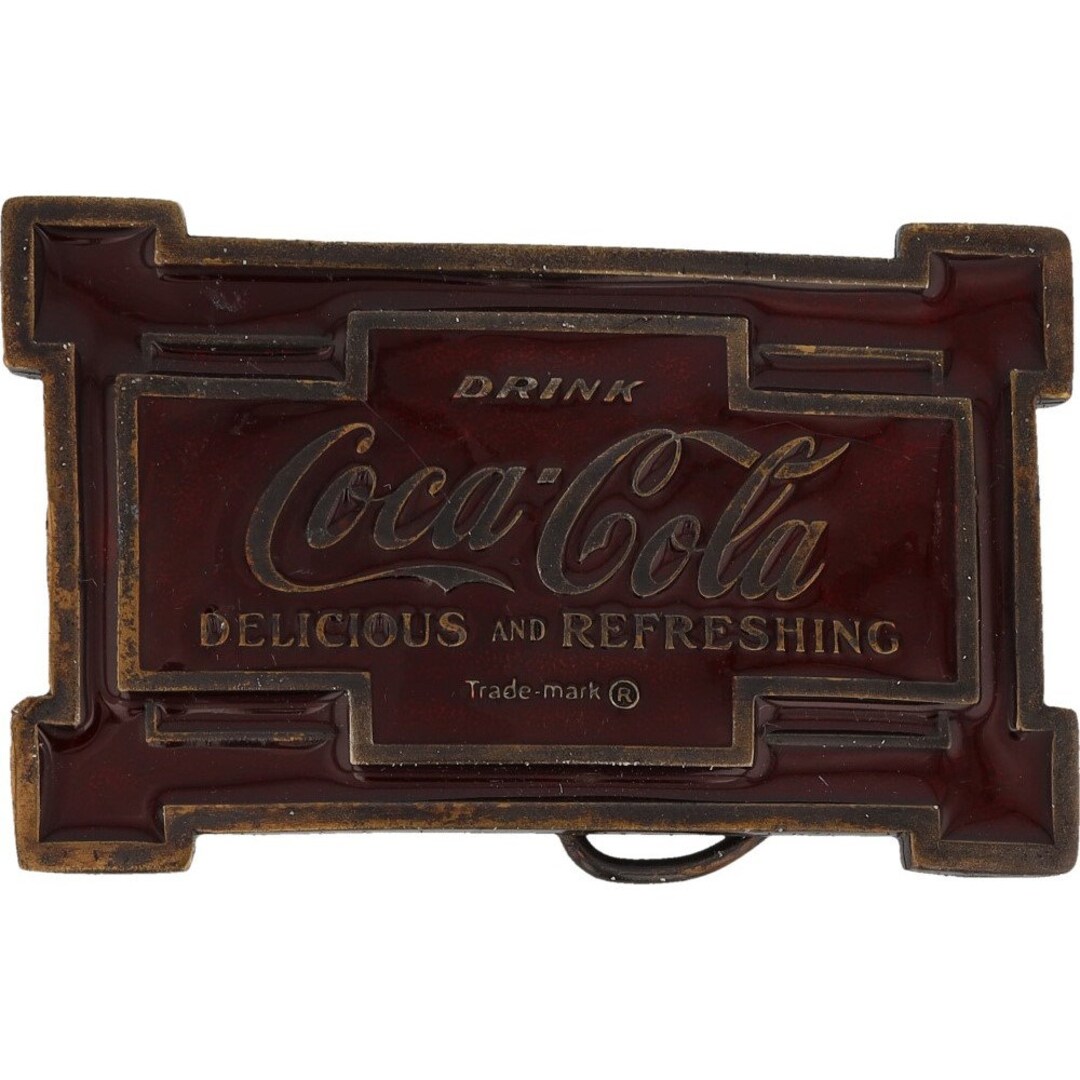 Coca Cola Coke Collectible Soda Drinker 70s Vintage Belt Buckle Drink ...