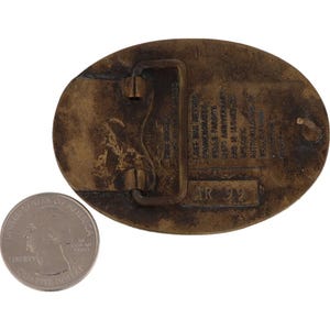 Brass Wells Fargo Bank Logo Banker Banking Teller 1970s Vintage Belt ...