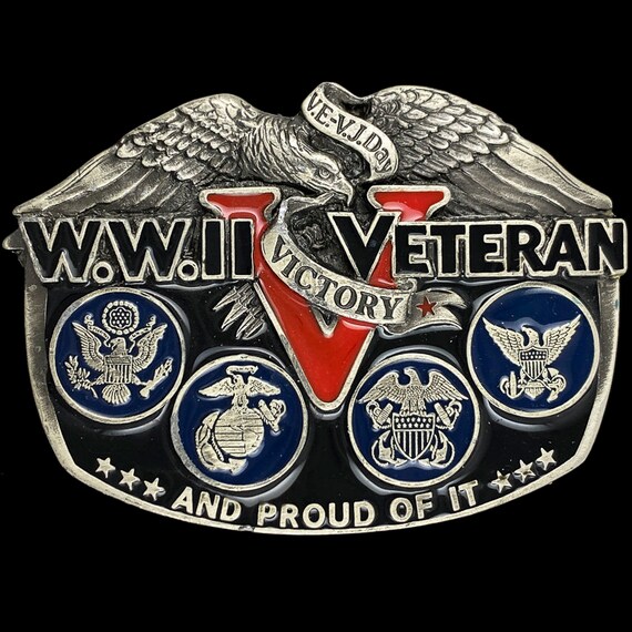 World War II Vet Veteran Wwii Wars Military Us Army A… - Gem