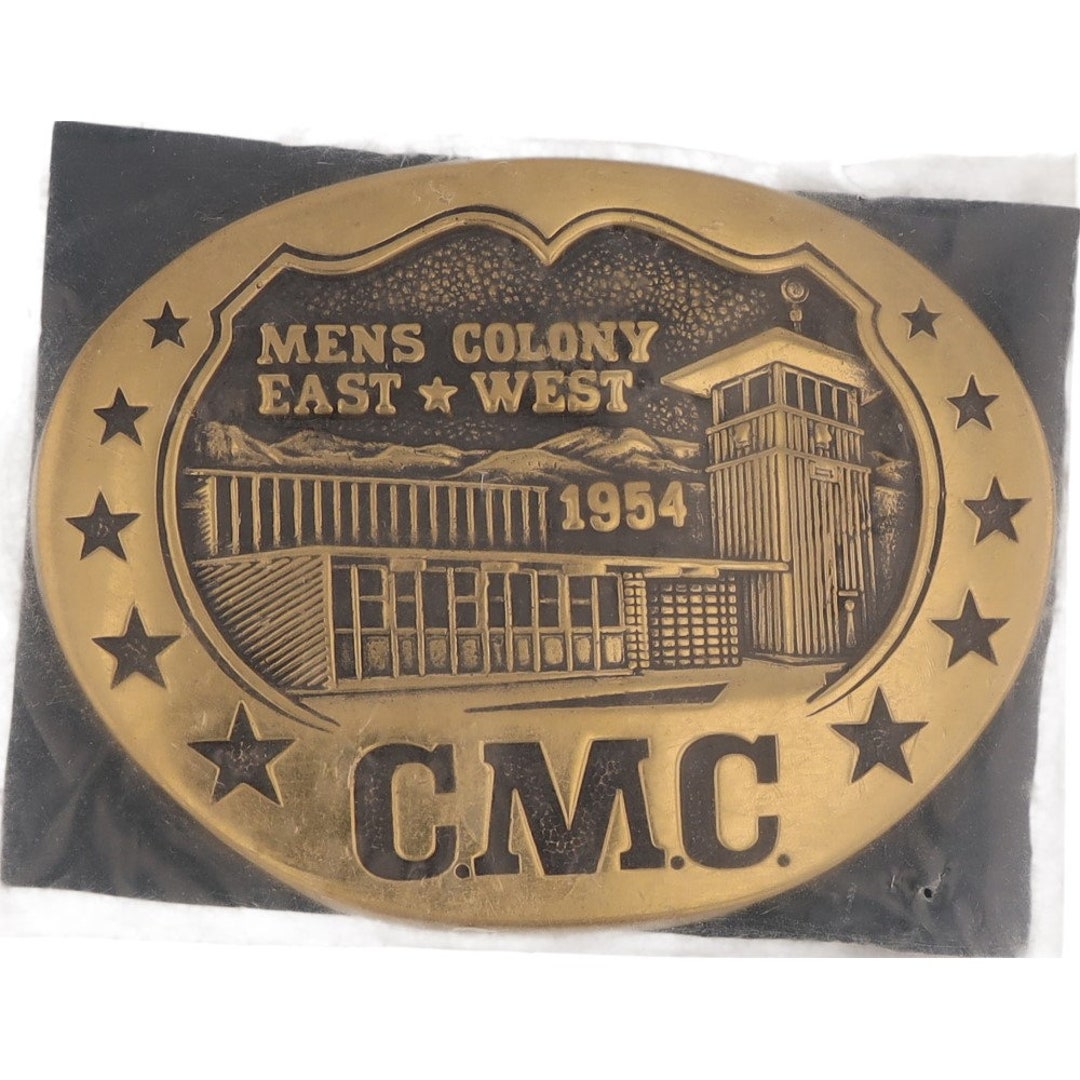 Nos Cmc Mens Colony East West State Prison San Luis Obispo Vintage Belt ...