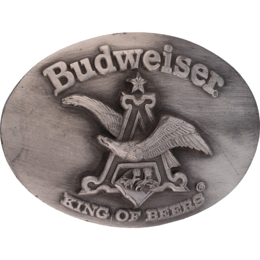 Budweiser Beer Anheuser-busch Eagle Alcohol Club Booze 80s Vintage Belt ...