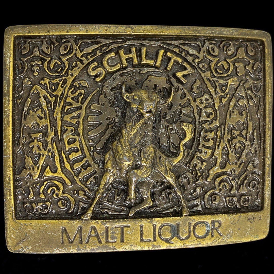 Schlitz Malt Liquor Raging Bull Beer Sign Bar Mancave Club Drinking ...