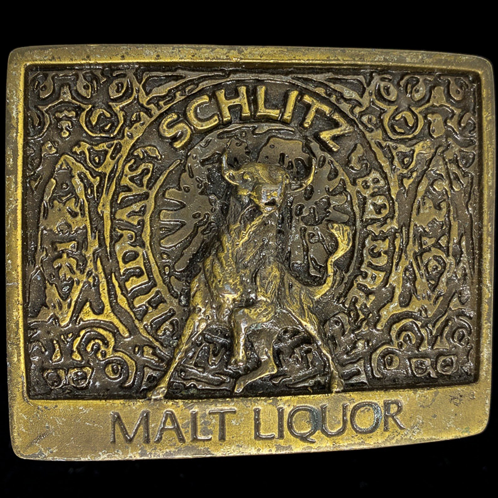 Schlitz Malt Liquor Raging Bull Beer Sign Bar Mancave Club - Etsy