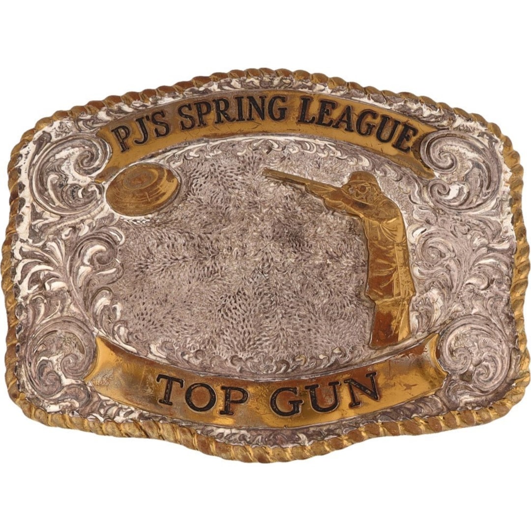 Pjs Spring League Skeet Shooting Trap Target Sporting Clay Vintage Belt ...