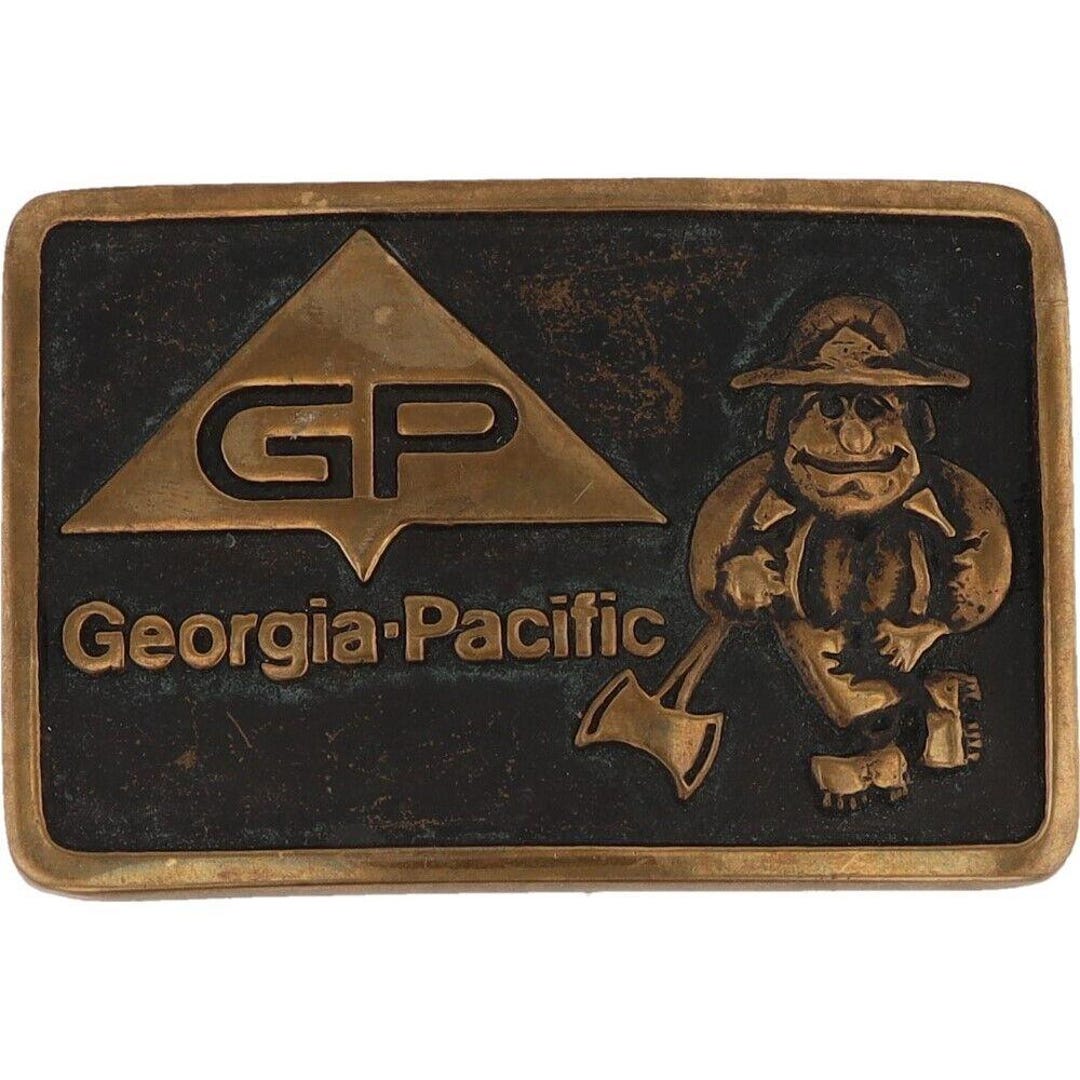 Brass Georgia-pacific Gp Paper Mill Pulp Timber Wood Logger Lumber ...