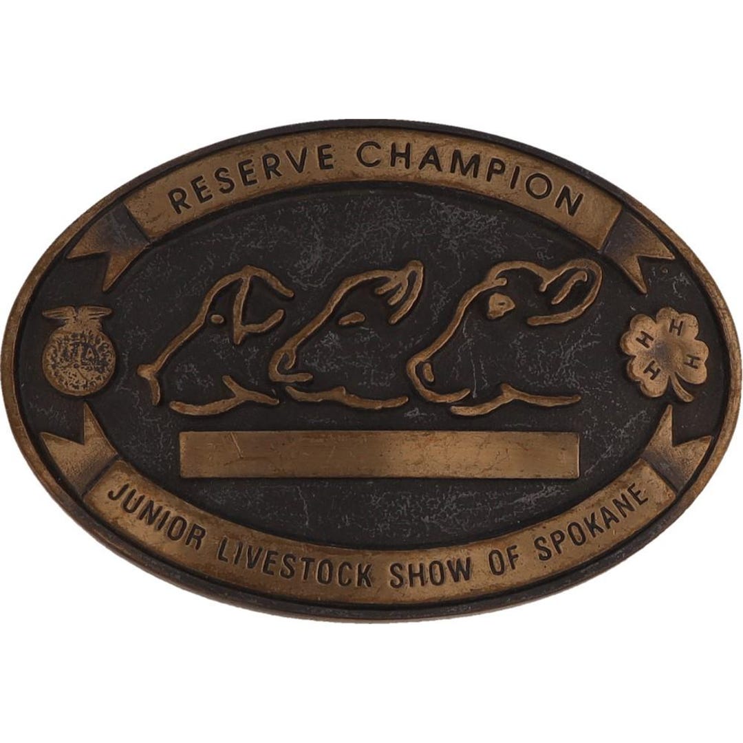 Grand Champion Junior Livestock Show Spokane Cattle 4H Ffa Vintage Belt ...