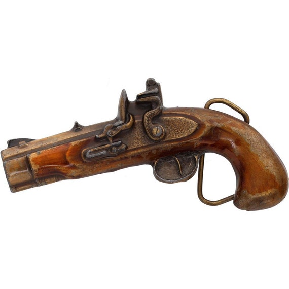 Civil War Flintlock Pistol Gun Black Powder Muzzle Lo… - Gem