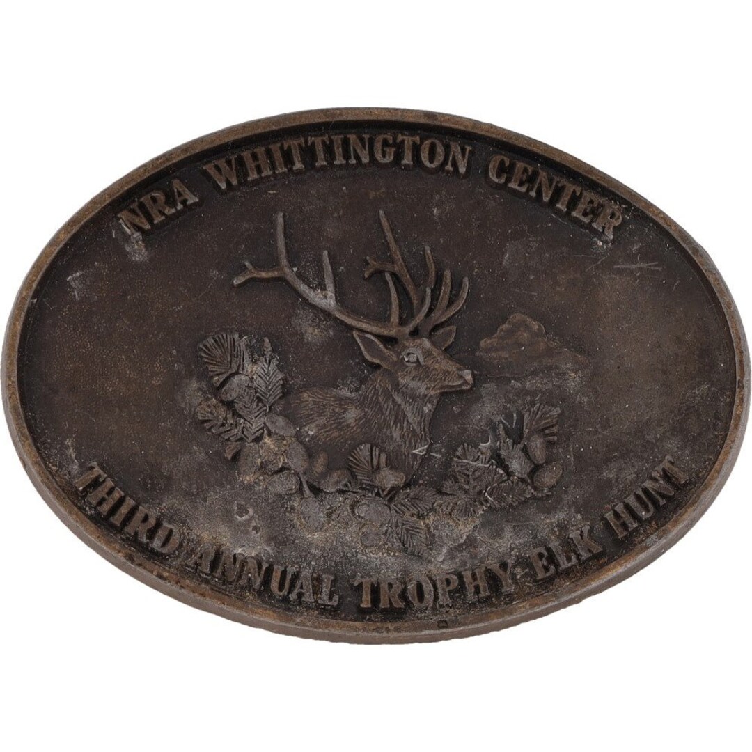 Nra Whittington Center Trophy Elk Hunt Hunting Hunter 1980s Vintage ...