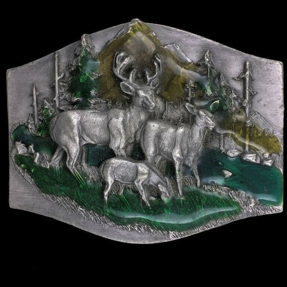 1980s Buck Deer Animal Hunter Hunting Art Artwork Western | Etsy