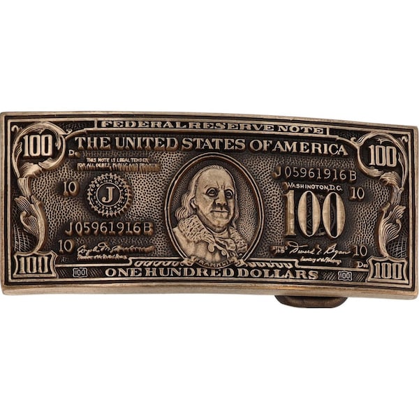 100 Dollar Bill Belt Buckle - Etsy