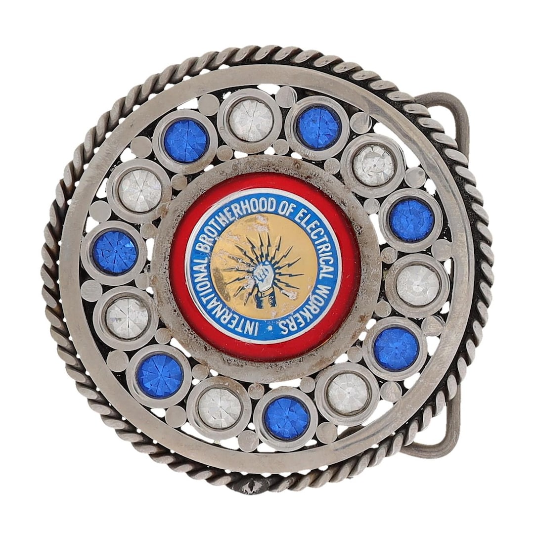 Ibew International Brotherhood Electrical Worker Union Vintage Belt ...