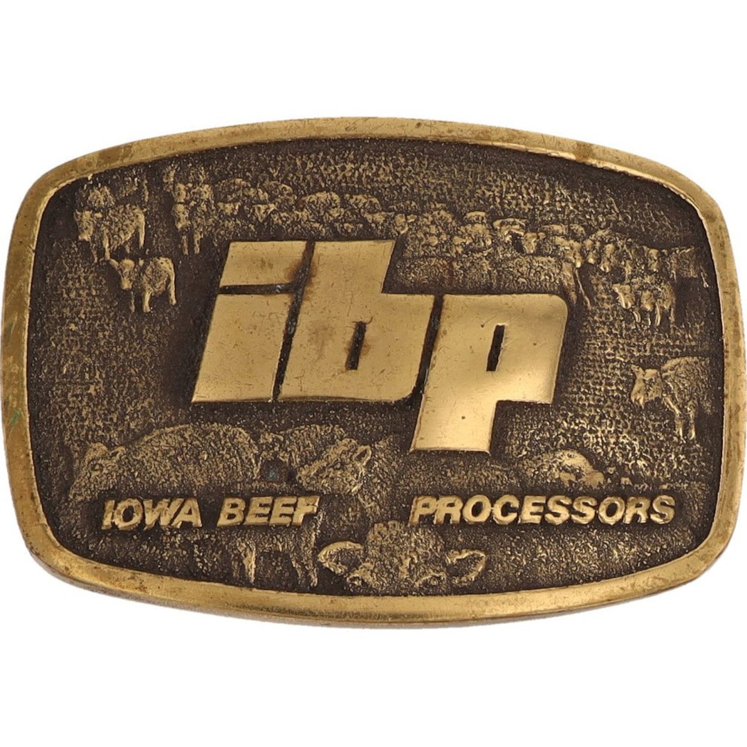 Brass Iowa Beef Processor Meat Packing Ibp Tyson Fresh 1970s - Etsy