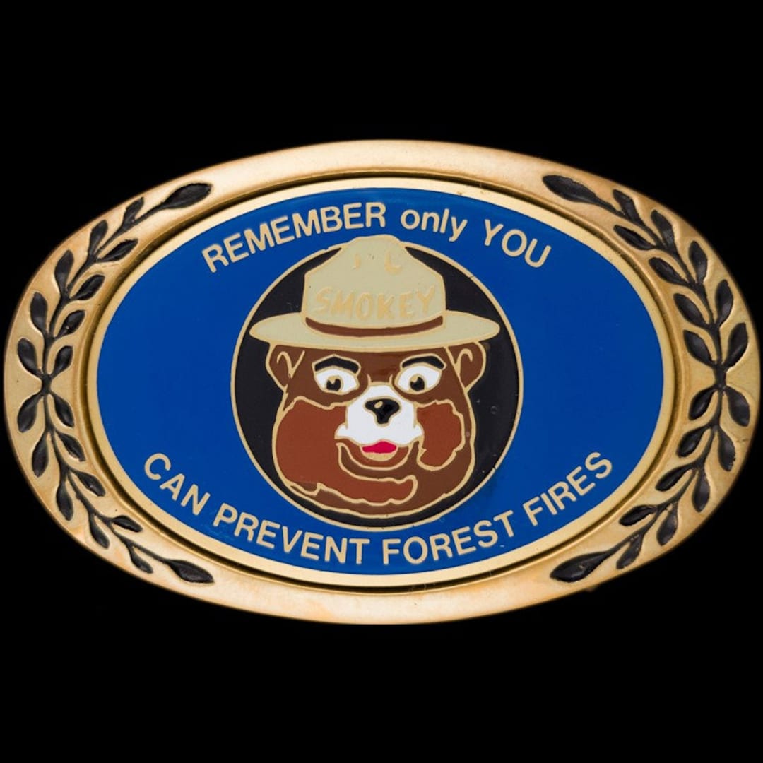 Brass New Smokey Bear Us Forest Service Usfs Dept Agriculture - Etsy