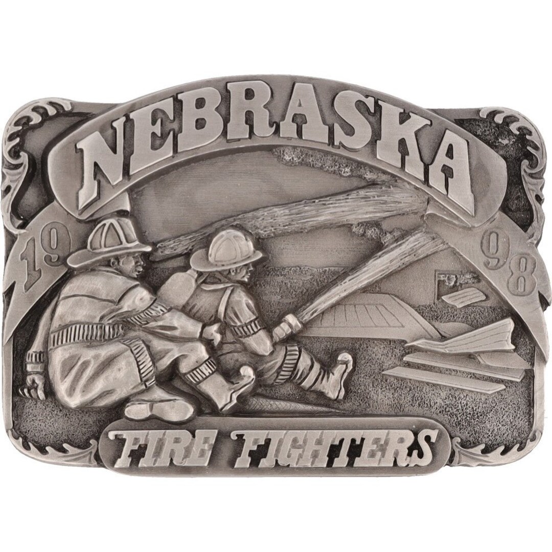 New Nebraska Fire Fighter Firefighter Department Fireman Nos Vintage ...