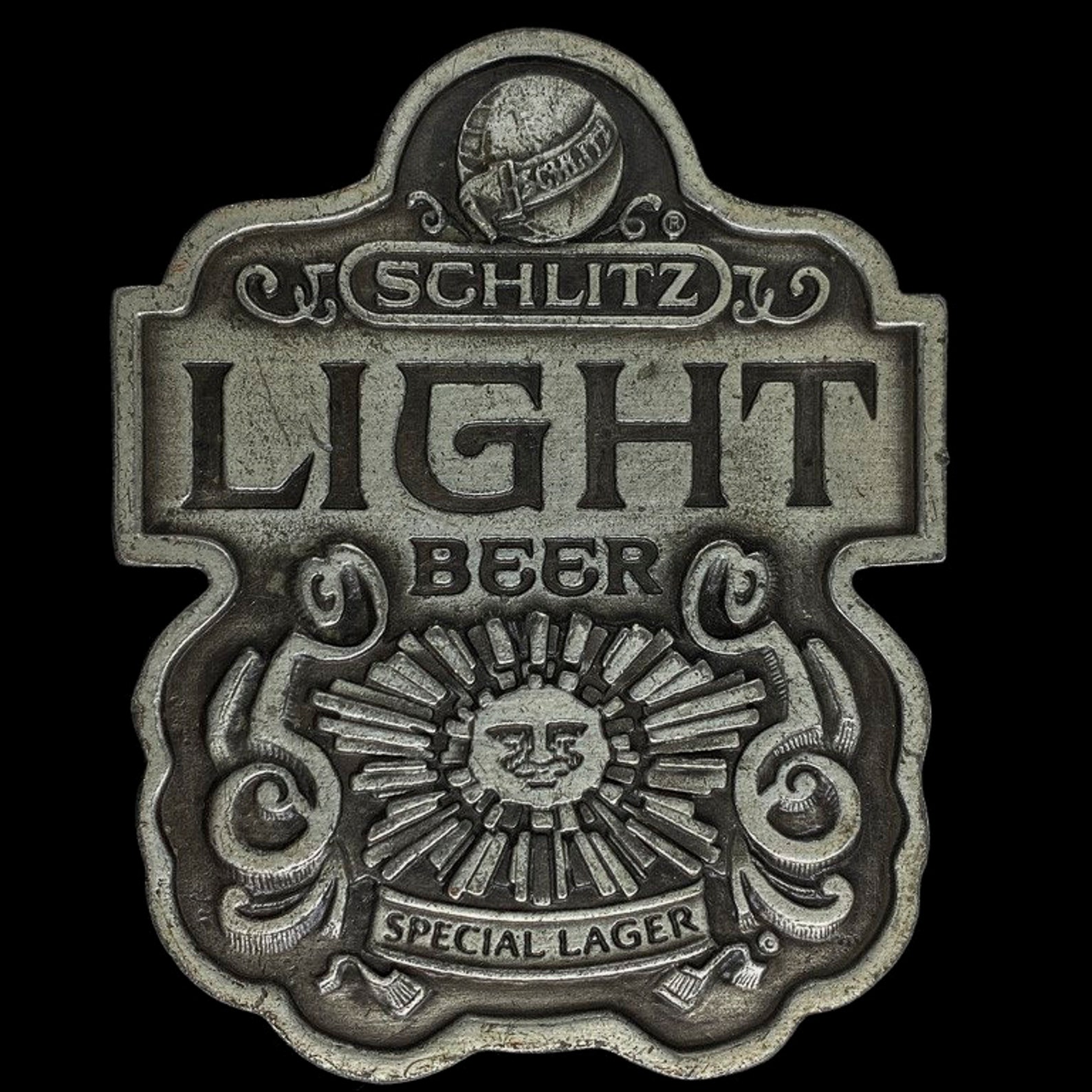 Schlitz Lager Beer Sign Advertising Retro Booze Club Bar Biker - Etsy