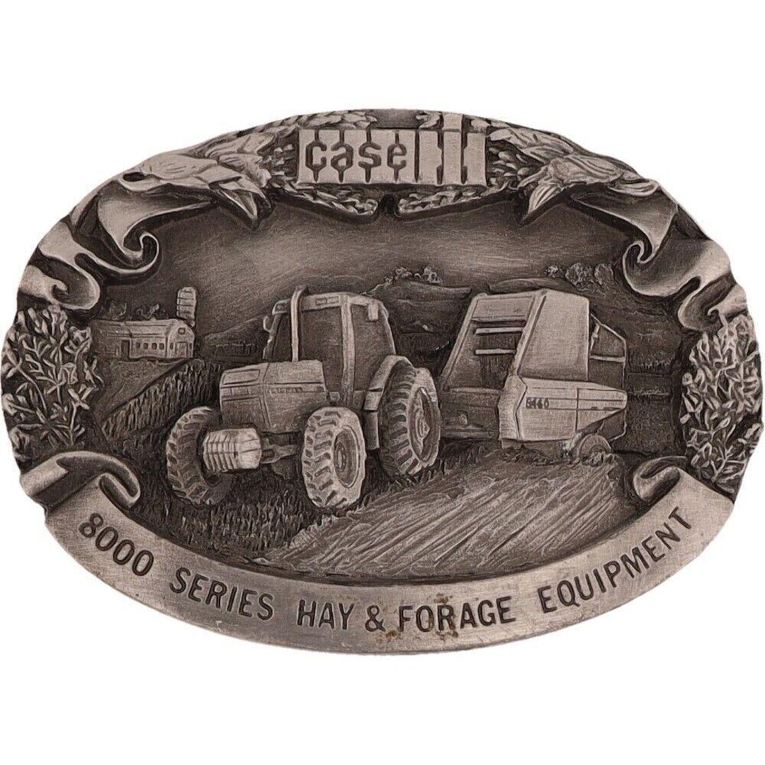 J I Case Ih Hay Forage 8440 Round Baler Farm Equipment Vintage Belt ...