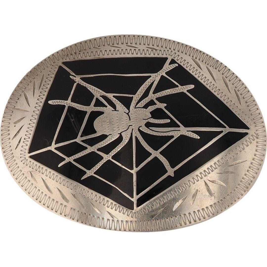 G Silver Tarantula Spider Web Horror Goth Gothic Emo Hippie Vintage ...