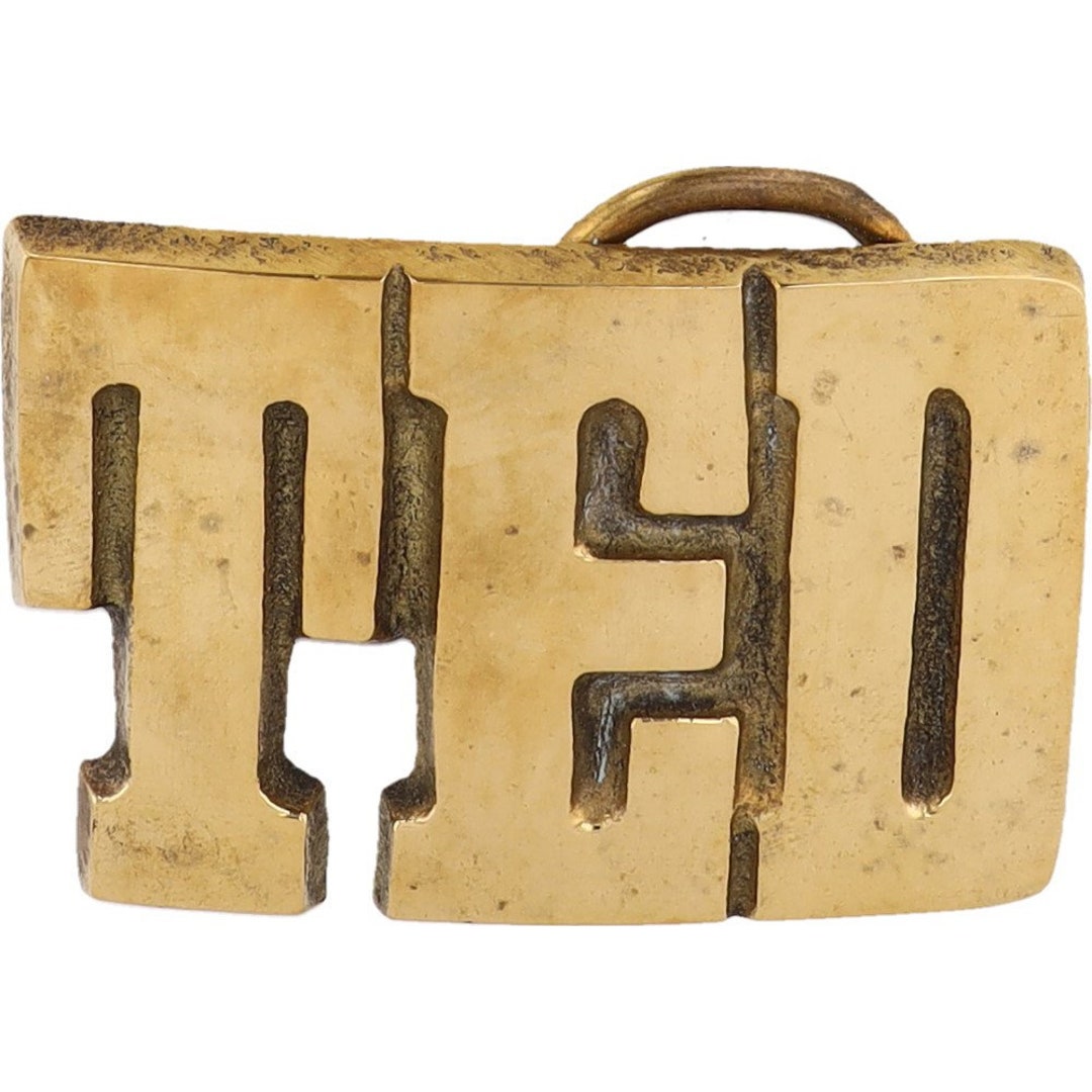 New Brass Ted Theodore Teddy Name Tag 1970s Nos Vintage Belt Buckle ...