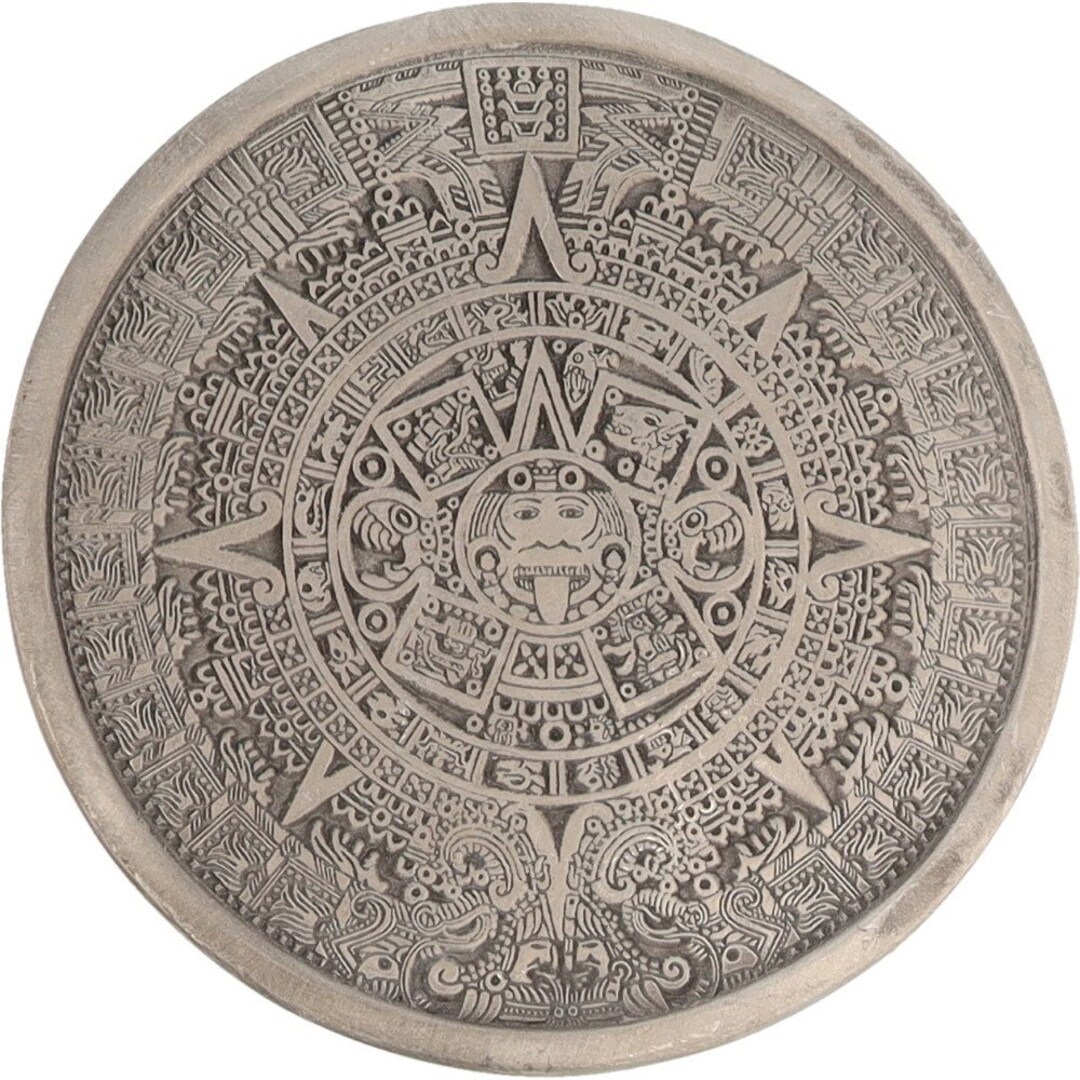 Mayan Aztec Mexican Mexico Sun God Warrior Face Hippie 1970s Vintage ...