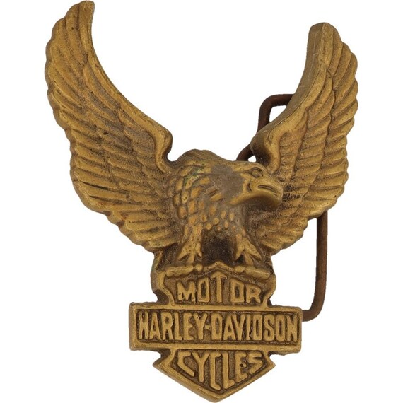 Brass Harley Davidson Motorcycle Bar Shield Logo Bike… - Gem