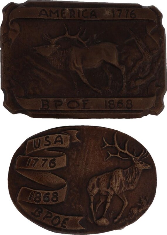 Bronze Bpoe Benevolent Protective Order Elks Club 70s… - Gem