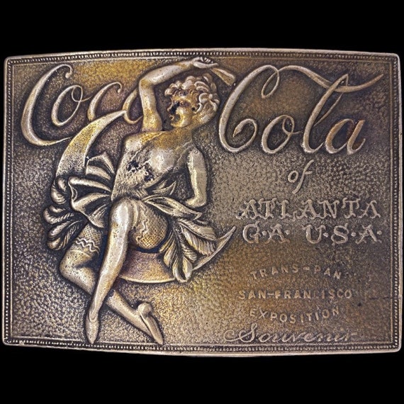 Brass Coca Cola Coke Moon Soft Fountain Drink Soda Po… - Gem