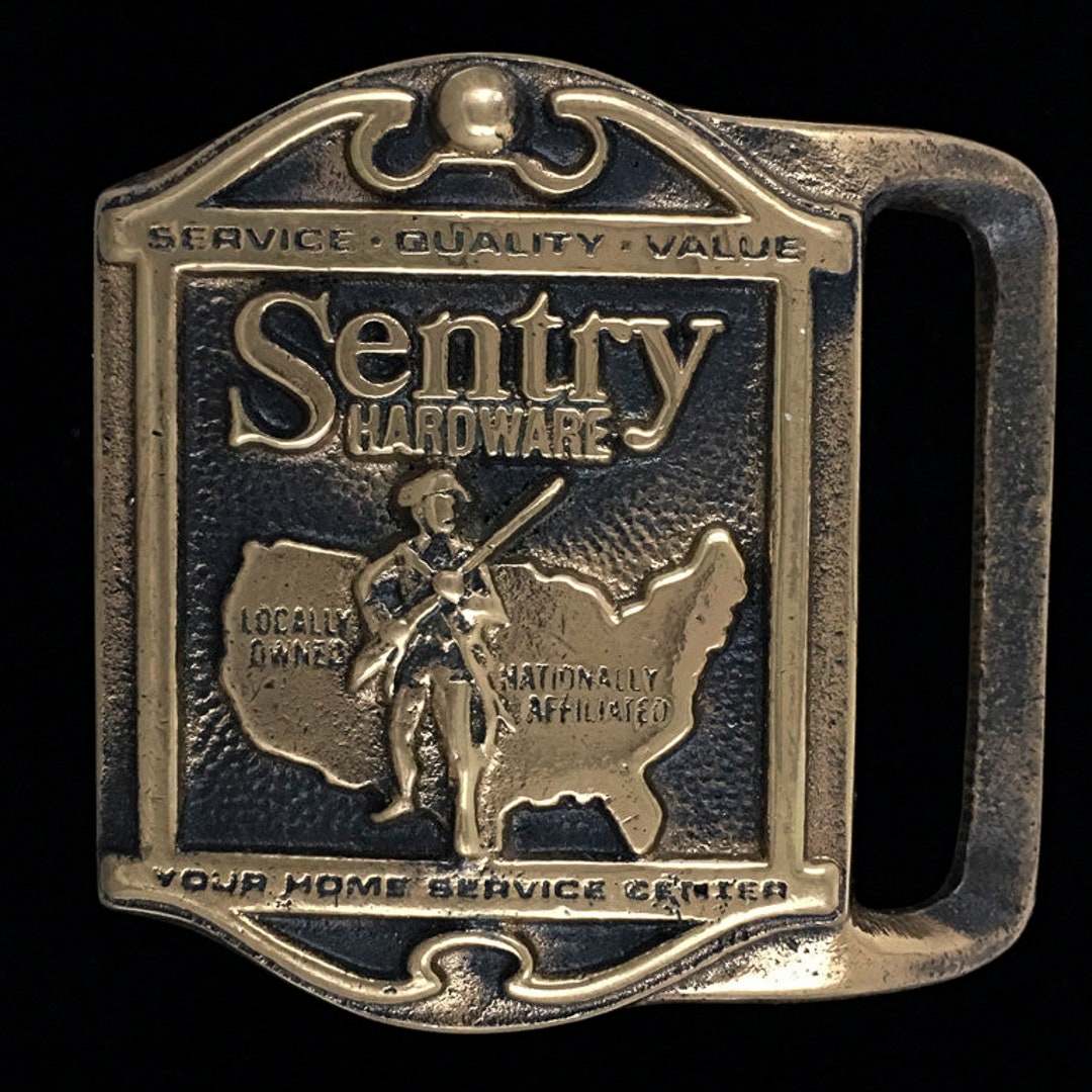 Tech Ether Guild Sentry Hardware Company Advertising Solid Brass 70s ...