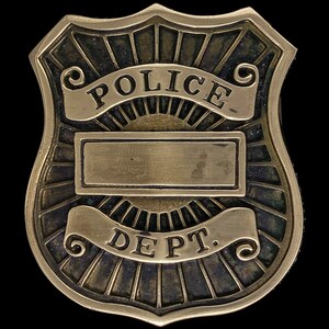 Brass Police Department Officer Law Enforcement Collectible - Etsy