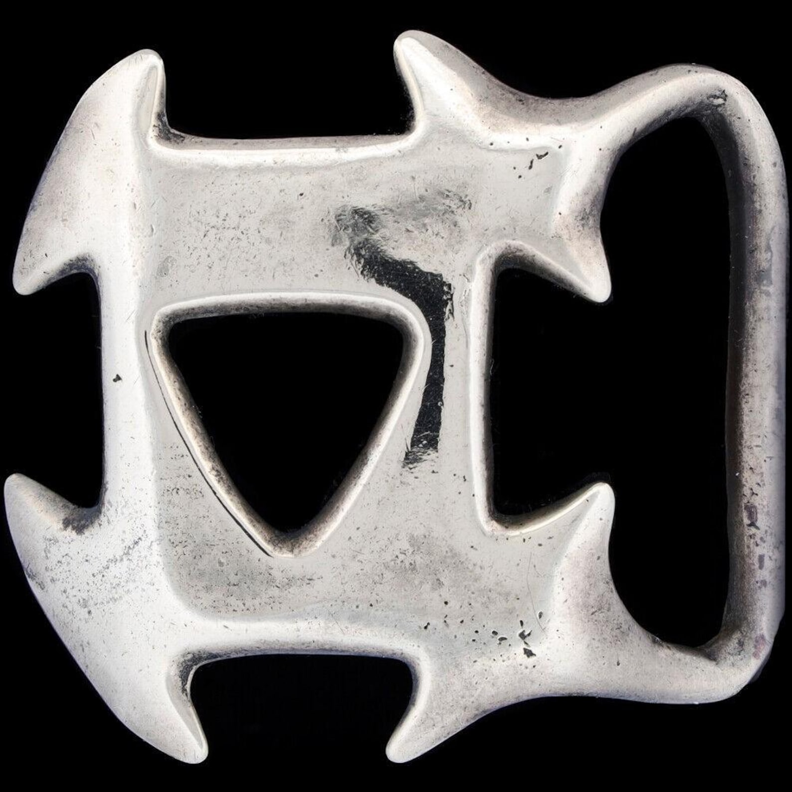 Vintage Belt Buckle D Duncan Laurie Abstract Modernist Hippie Studio ...