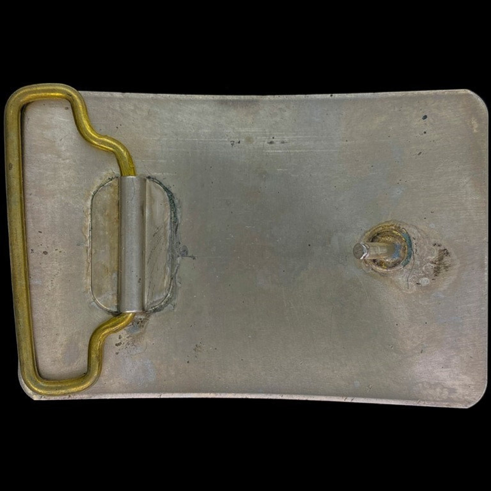 Brass Horse Art Cowgirl Cowboy Rancher Trainer Western 80s Vintage Belt ...