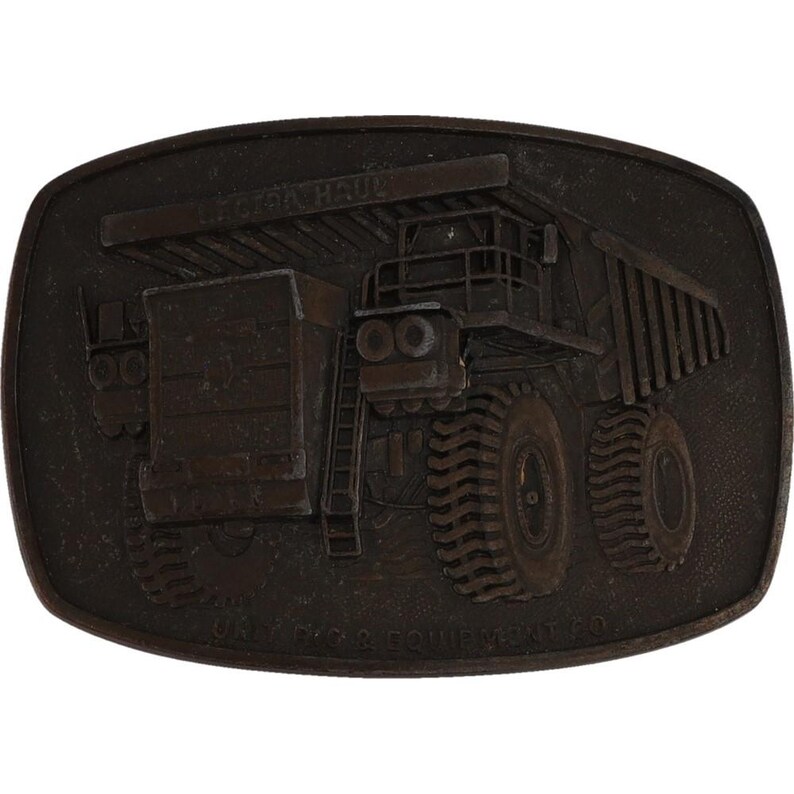 Lectra Haul Rig Equipment Dump Truck Mining Construction Vintage Belt ...