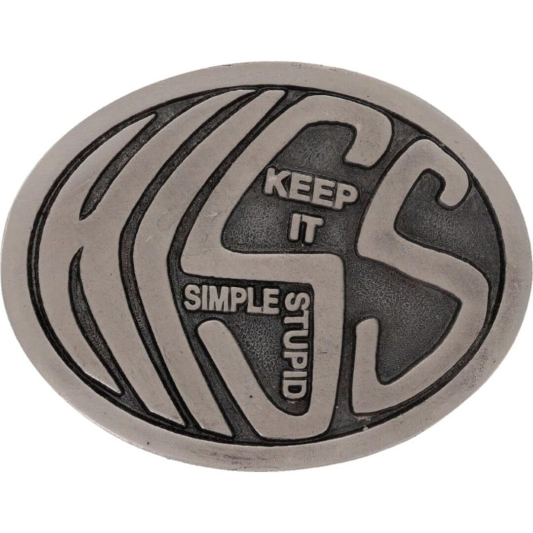 New KISS Keep It Simple Aa Alcoholics Anonymous Alcohol Recovery 1970s ...