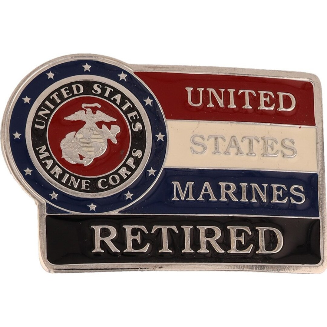 New Retired Usmc Marine Corp Anchor Semper Fi Insignia Nos Vintage Belt ...