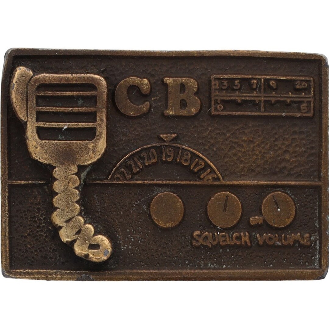 Cb Radio Nut Trucker Semi Driver Citizens Band Ham 1970s Vintage Belt ...