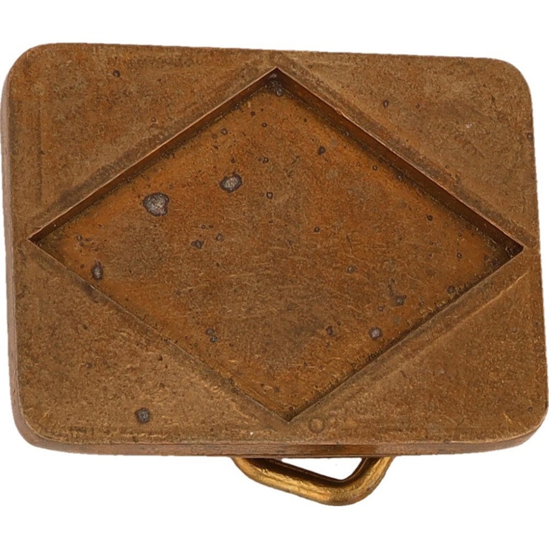 Brass Inlay Blank Bts Exotic Wood Lapidary Gemstone 70s Nos Vintage ...