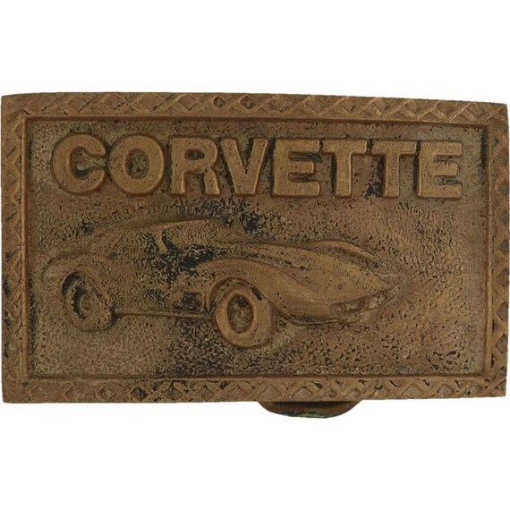 Brass Chevy Chevrolet Corvette Muscle Classic Car Sho… - Gem