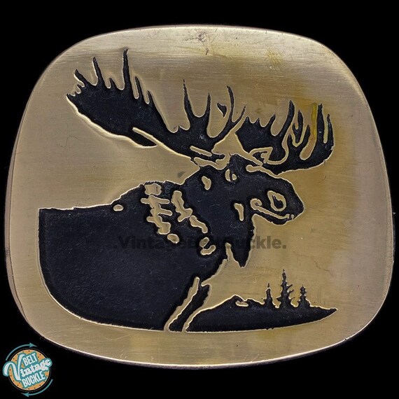 Bronze Moose Western Cowboy Cowgirl Hunter Gift Art 1… - Gem